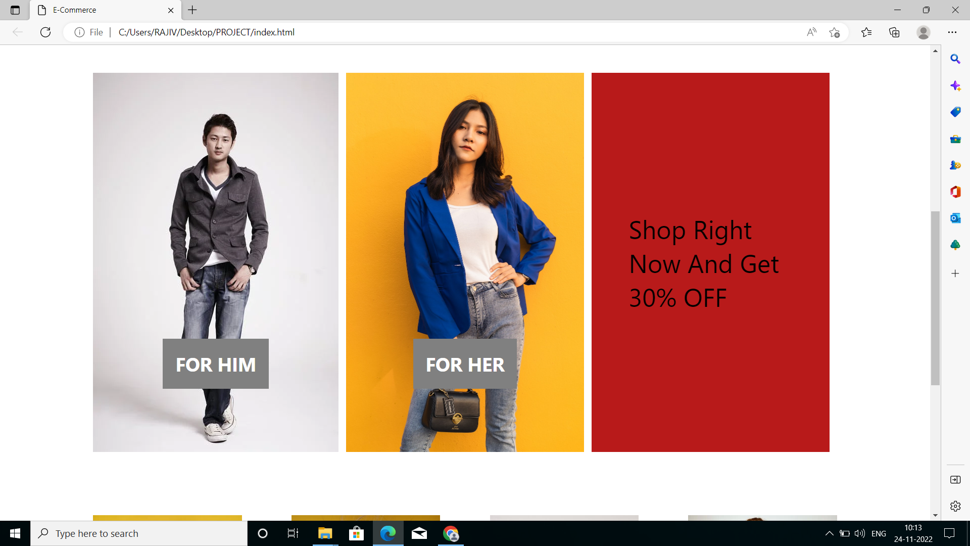 Github Swetamishra1611e Commerce Website E Commerce Website Using Html And Css