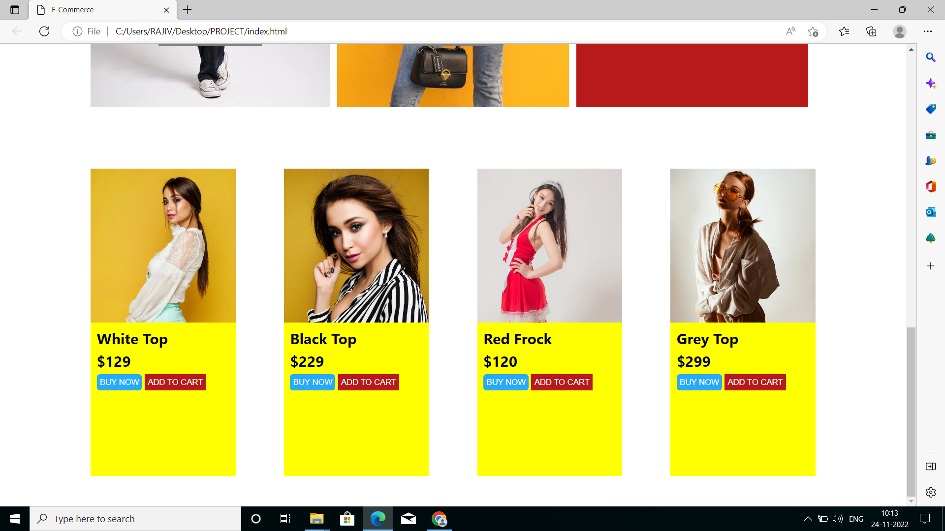 Github Swetamishra1611e Commerce Website E Commerce Website Using Html And Css