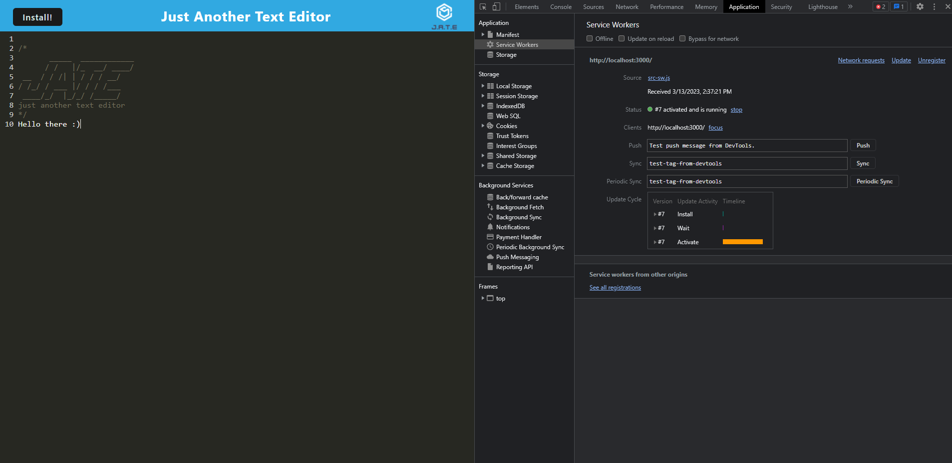 GitHub - Staygold93/PWA-TextEditor: Progressive-Web-App Text Editor