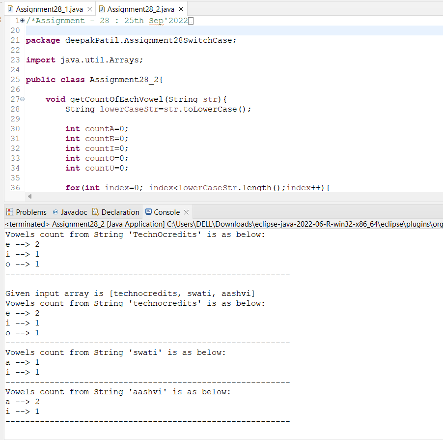 Assignment28_DeepakP by deepakp793 · Pull Request #1263 · KrishnaKTechnocredits ...