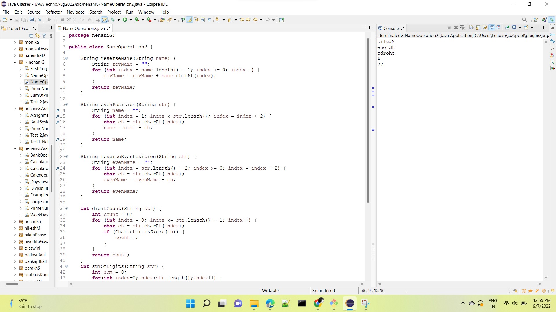 Assignment17_Nehanig by Nehani · Pull Request #543 · KrishnaKTechnocredits/JAVATechnoAug2022 ...