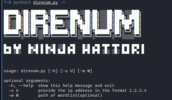 GitHub - ninja-hattori/DirEnum: A simple directory enumeration tool built using python