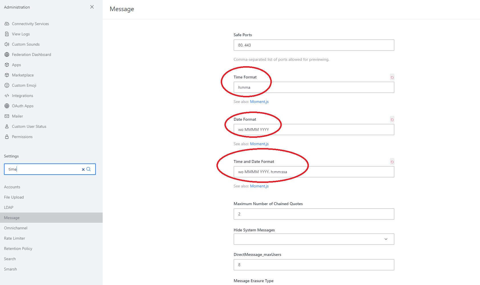 Time and Date format not respected in Message Info panel · Issue #20247 · RocketChat/Rocket.Chat ...