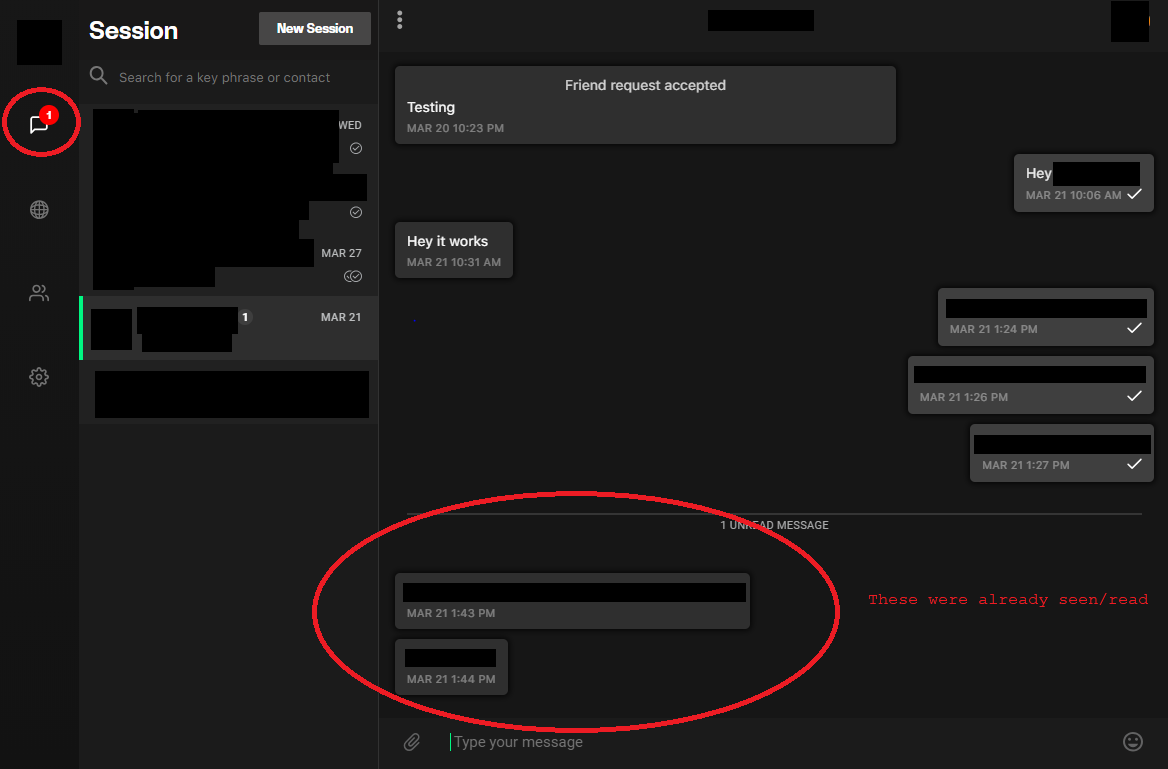 Read messages marked as unread · Issue #963 · session-foundation/session-desktop · GitHub