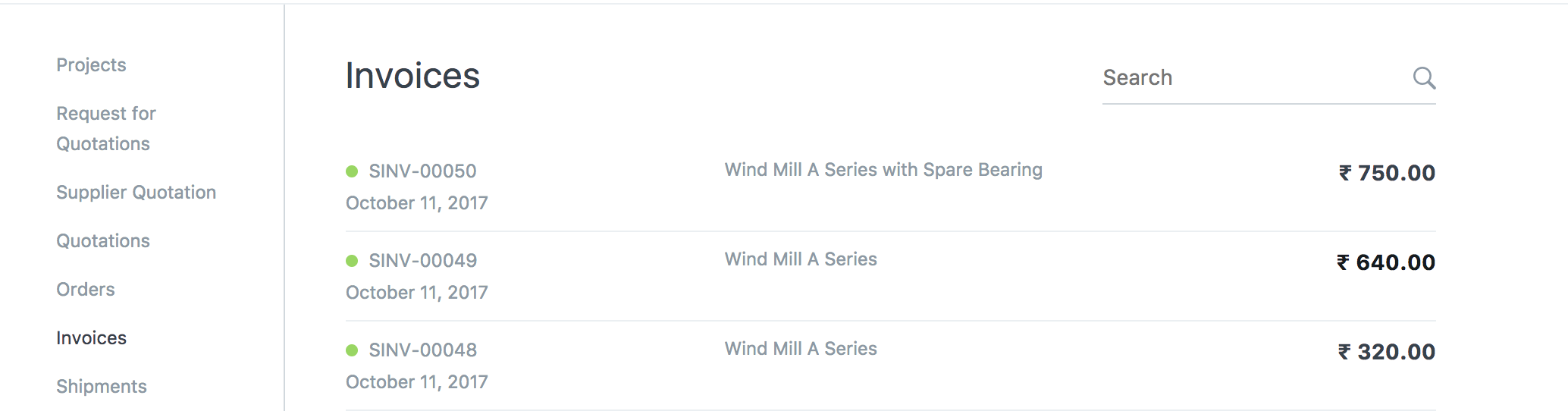 Customer Portal - Invoices list diplay issue · Issue #11202 · frappe/erpnext · GitHub