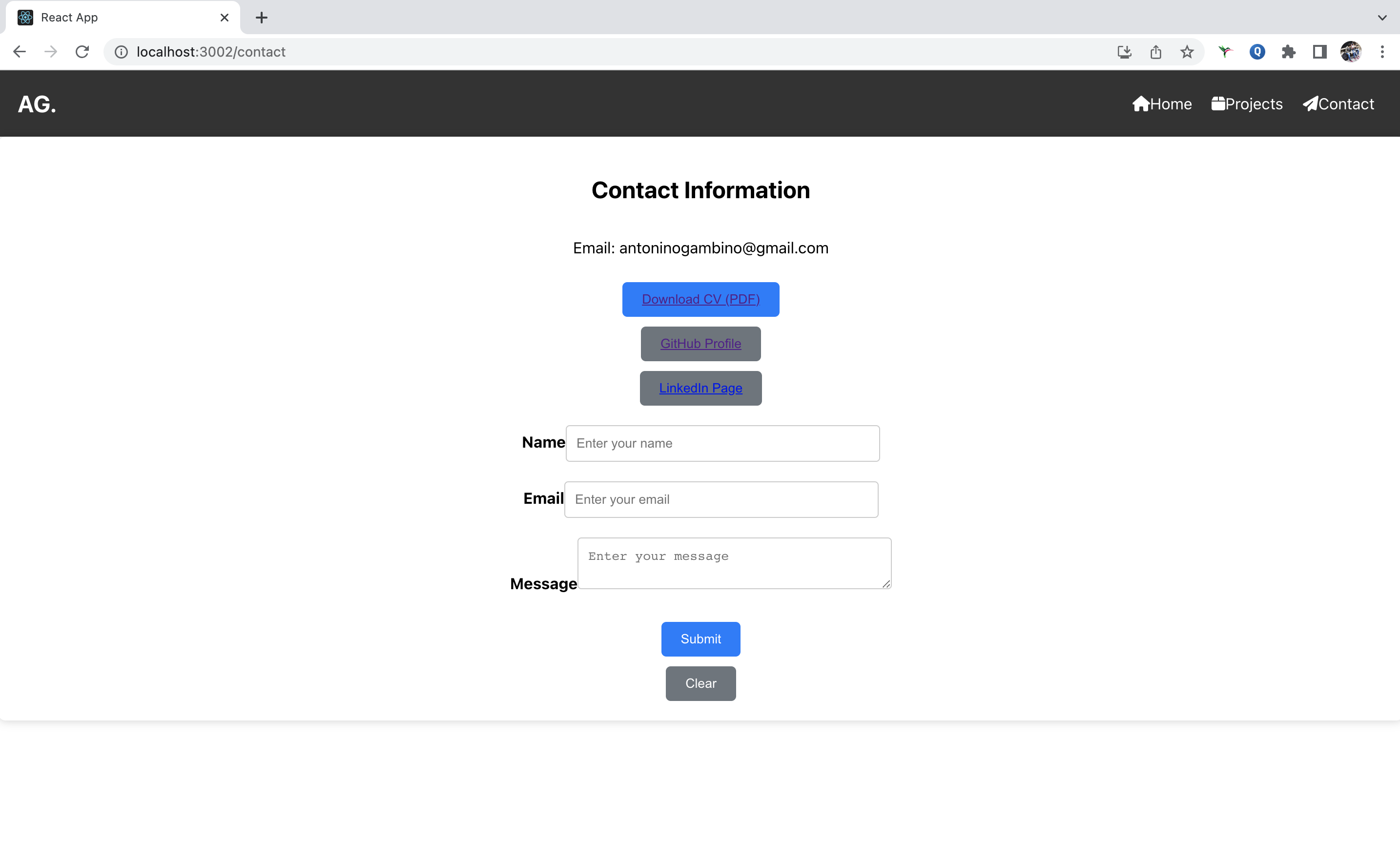 GitHub - antoninogambino/Developer-Portfolio: University of Birmingham Bootcamp - My Portfolio