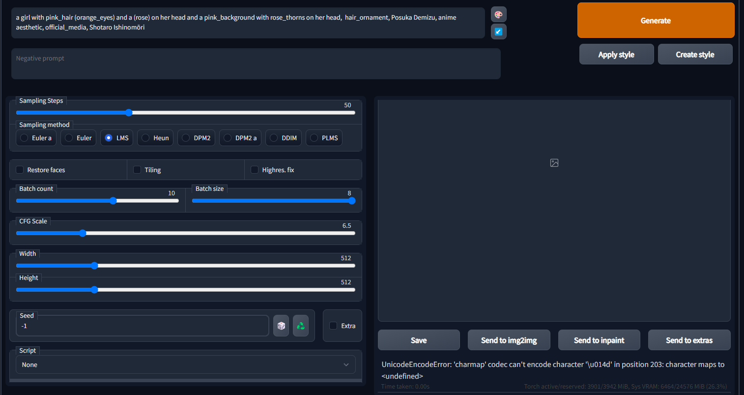 UnicodeEncodeError · Issue #1005 · AUTOMATIC1111/stable-diffusion-webui · GitHub