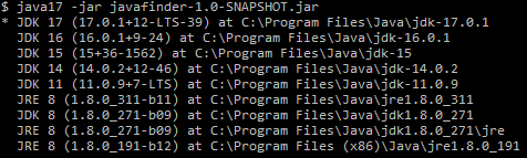 GitHub - mfnalex/javafinder