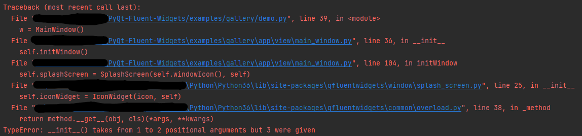 garllery/demo 运行报错 · Issue #448 · zhiyiYo/PyQt-Fluent-Widgets · GitHub garllery/demo 运行报错 · Issue #448 · zhiyiYo/PyQt-Fluent-Widgets · GitHub