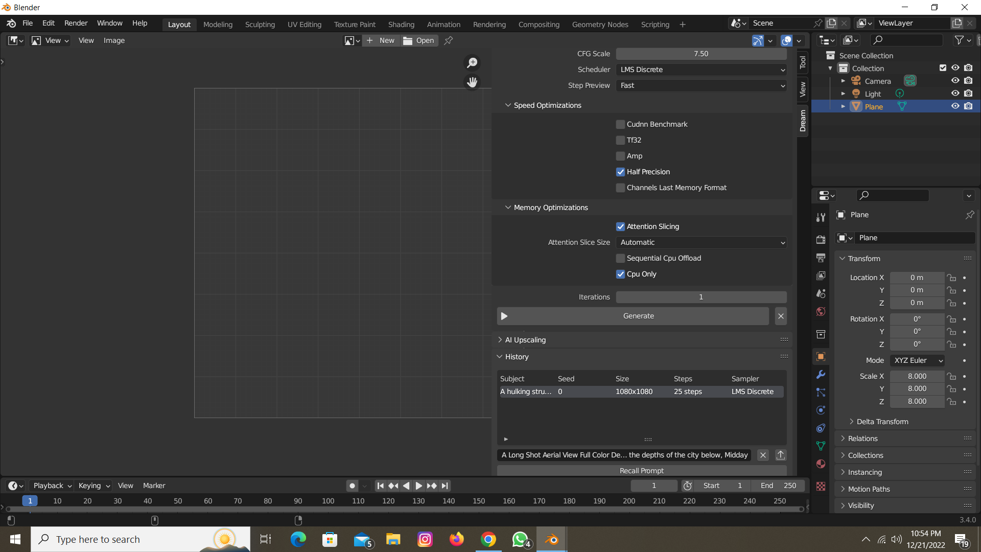 Image Cant be generated on a 1080 by 1080 size · Issue #465 · carson-katri/dream-textures · GitHub