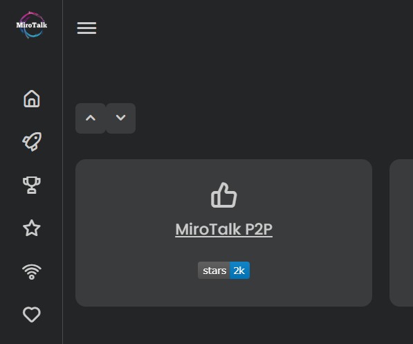 Slide up and down icons showing at the same time · Issue #4 · miroslavpejic85/mirotalkwebrtc ...