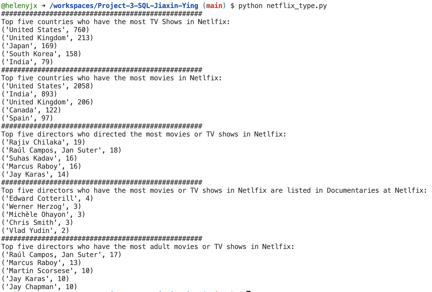 GitHub - helenyjx/Netflix-Data-Analysis-SQLite-Content-Distribution-and ...