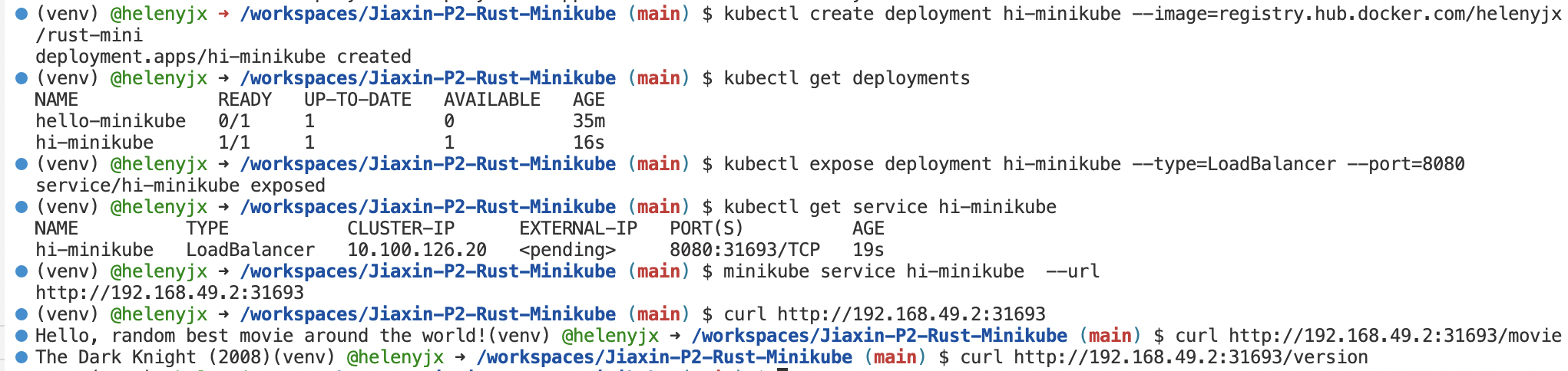 GitHub - nogibjj/Jiaxin-P2-Rust-Minikube