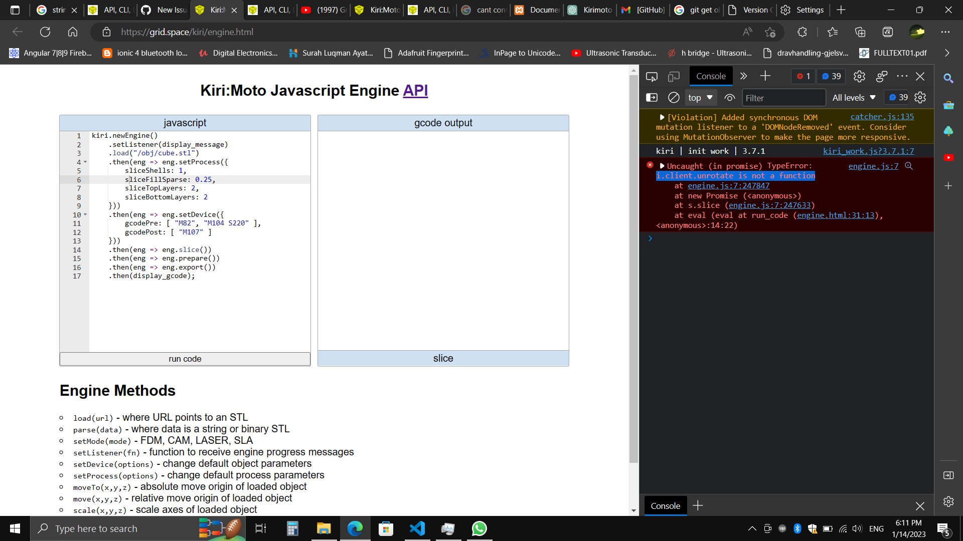 API Not Working "https://grid.space/kiri/engine.html" · Issue #239 · GridSpace/grid-apps · GitHub