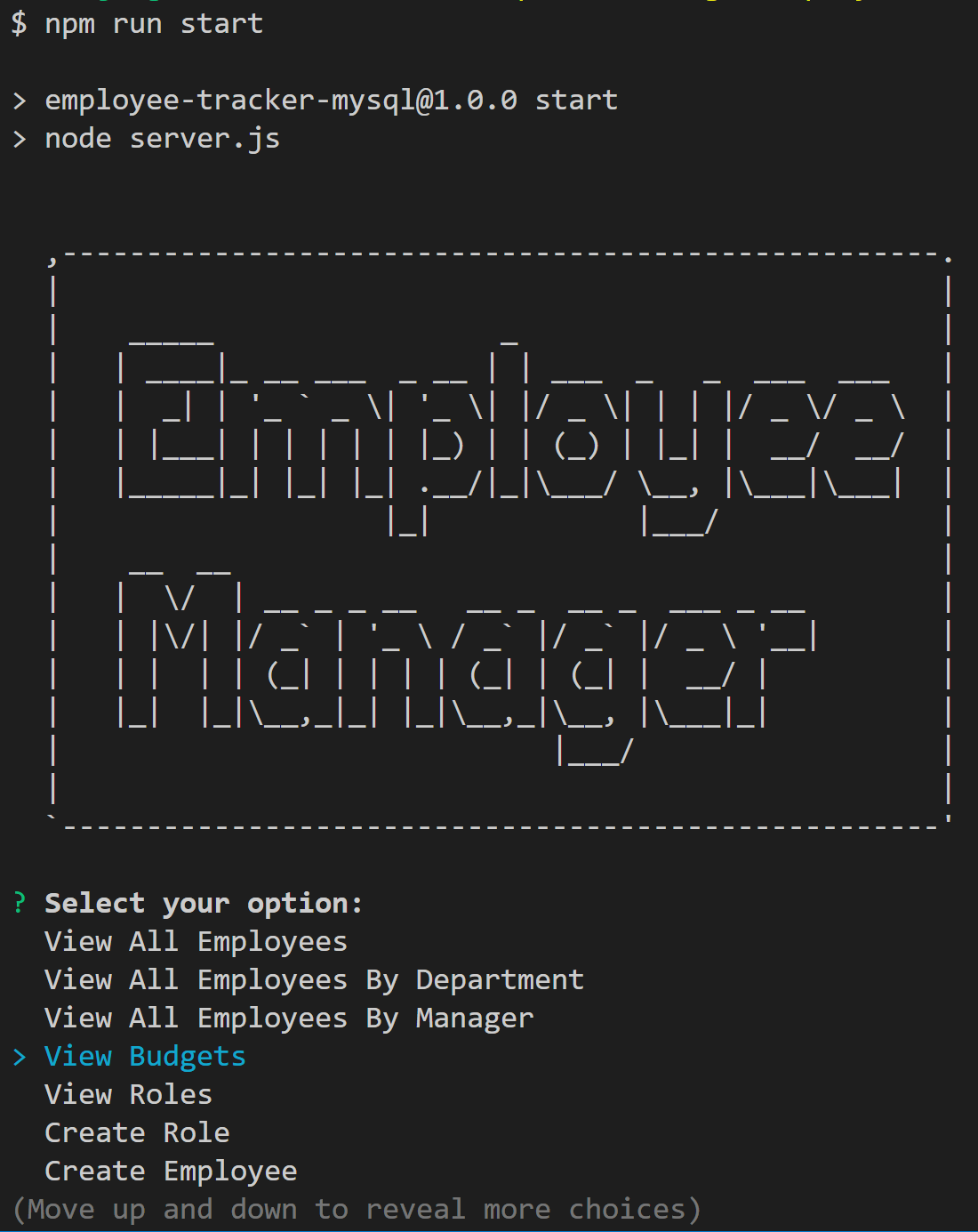 GitHub - roldanmoncada/employee-tracker-mysql