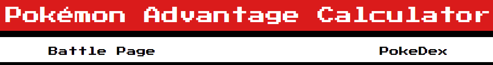 GitHub - Maripirs/pokemon-advantage-calculator