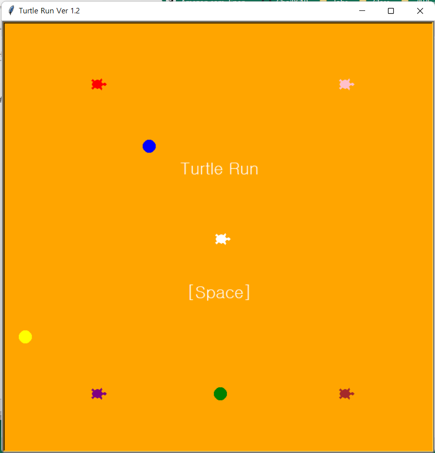 GitHub - Choi0619/Turtle-Run-Game: This is a simple turtle run game made by python.