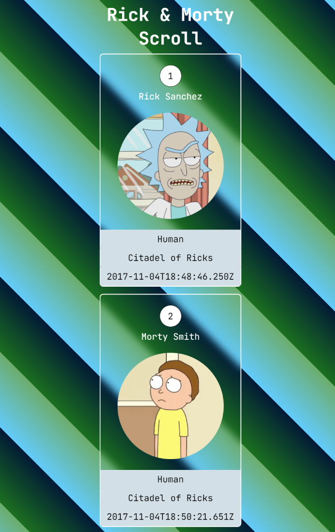 GitHub - fernandogbz/rick-and-morty-infinite-scroll GitHub - fernandogbz/rick-and-morty-infinite-scroll