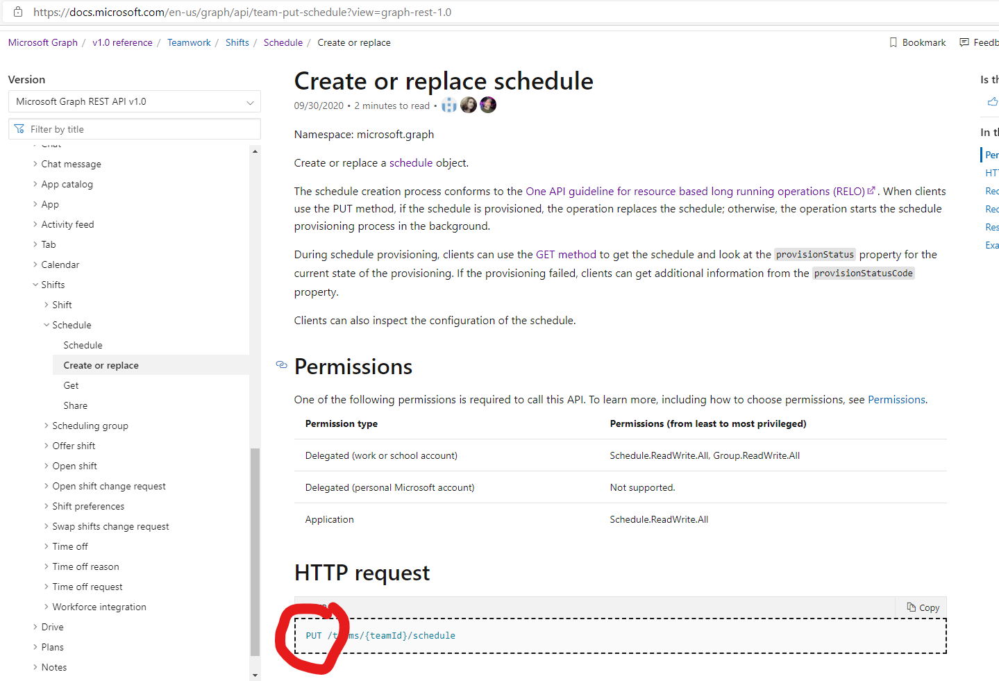 BUG in ScheduleRequest.UpdateAsync method · Issue #963 · microsoftgraph/msgraph-sdk-dotnet · GitHub