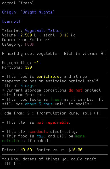 [Mods] Food recipes with all ingredients lacking calories creates ...