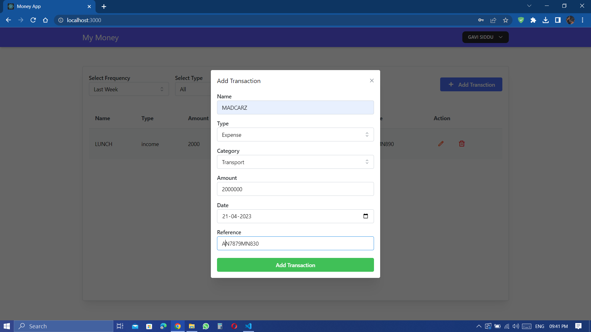 GitHub - GAVIPRASAD/money-manager