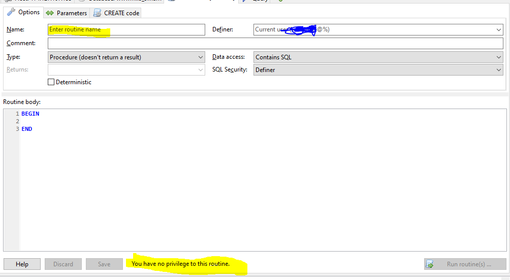 Permissions problems in Stored Procedures · Issue #844 · HeidiSQL/HeidiSQL · GitHub