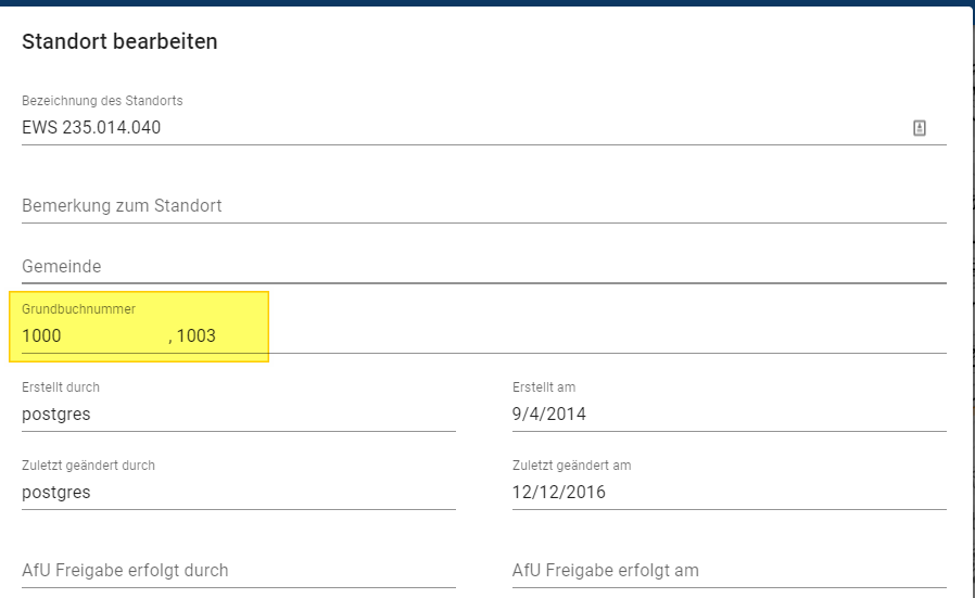 Datenbereinigung für Feld [standort.gbnummer] · Issue #71 ...