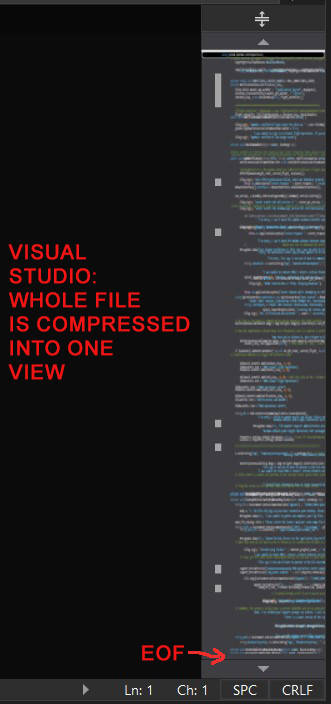 [IMPROVEMENT] The whole file should be visible in the CodeGlancePro minimap · Issue #71 ...