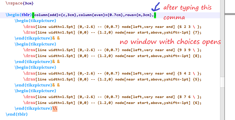 The .cwl file is not working for Tabularray · Issue #2559 · texstudio-org/texstudio · GitHub