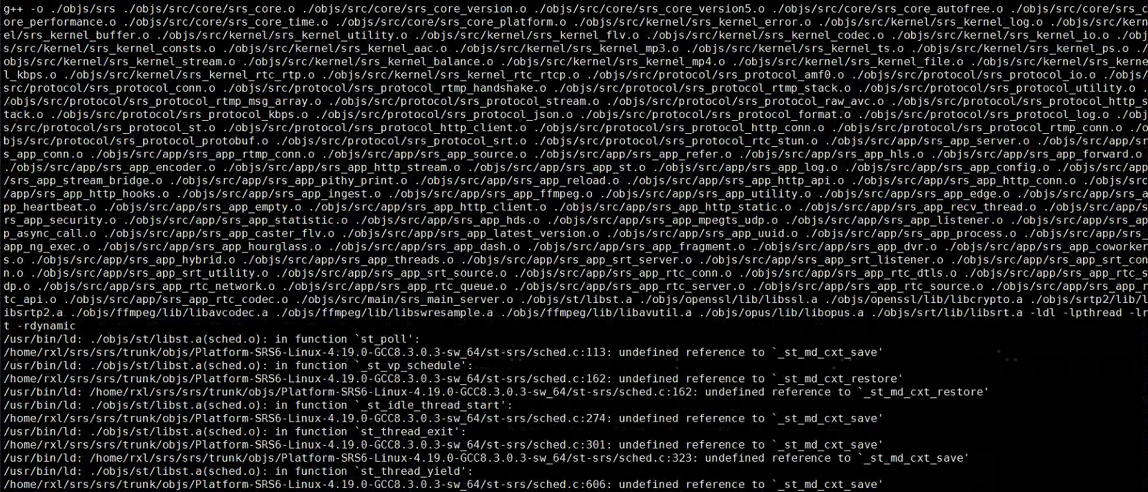 Sw 64架构处理器上编译报错 · Issue 3588 · Ossrssrs · Github