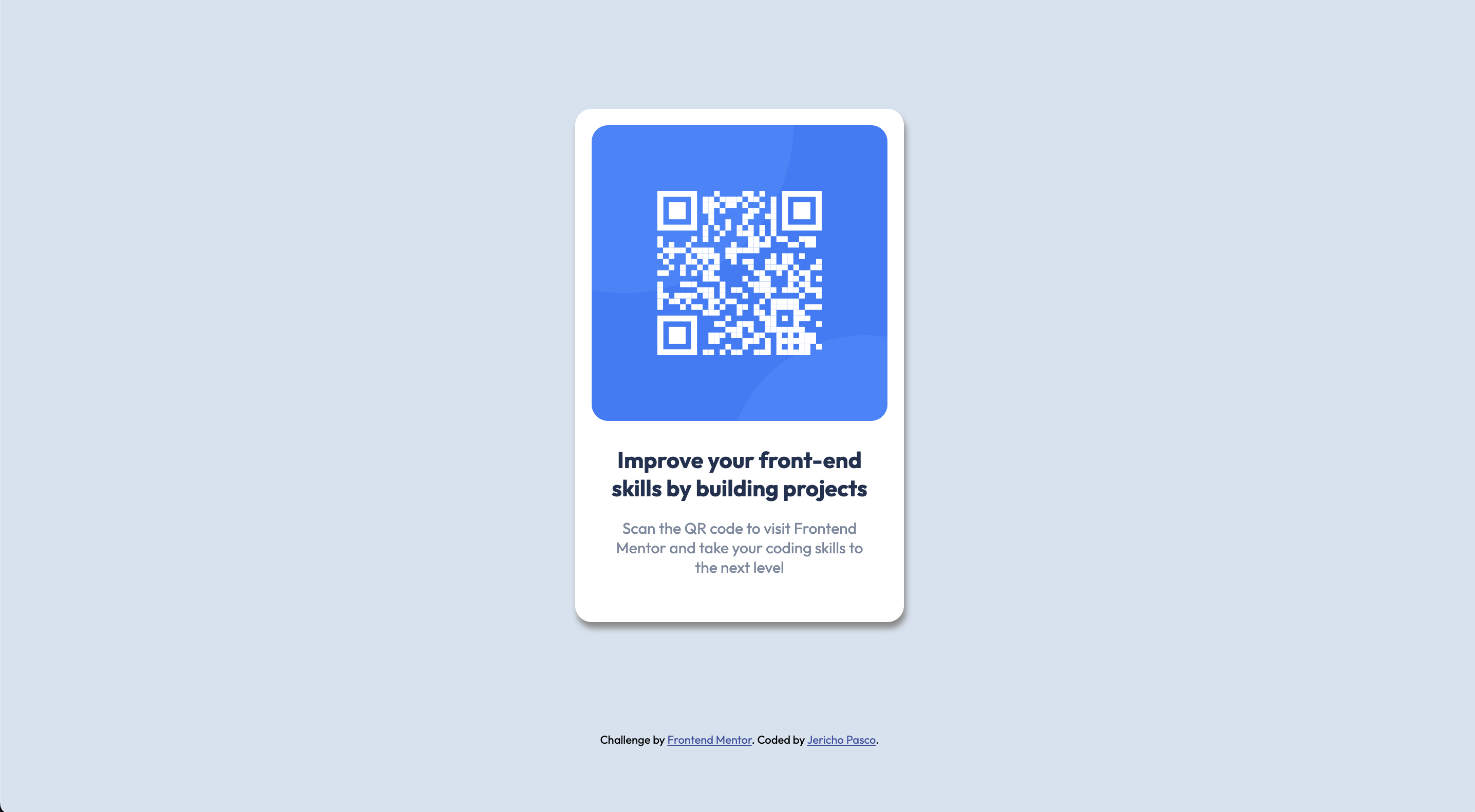 Github Jpasco31frontendmentor Qr Code Front End Mentor Projects 1149
