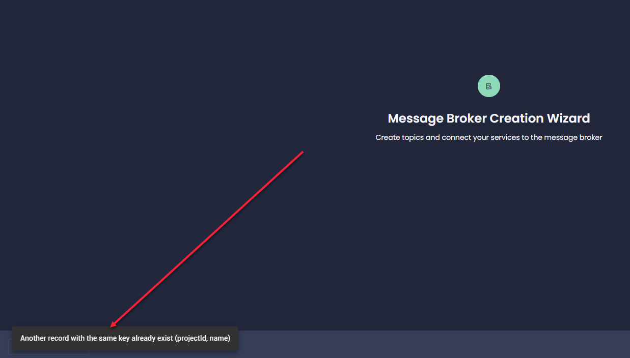 馃悰 Bug Report Blocked From Creating Message Broker 10 路 Issue 4008 路 Amplicationamplication