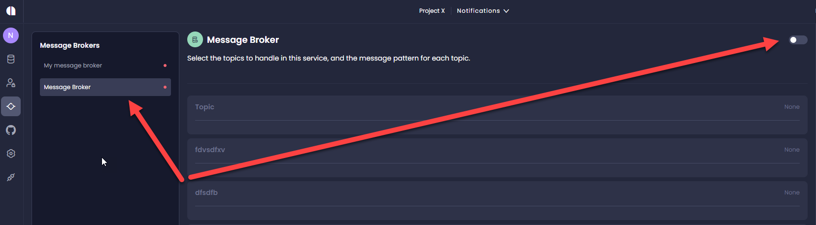 🐛 Bug Report: When you have 2 Message Brokers and you activate the second one within a service ...