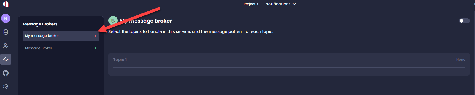 🐛 Bug Report: When you have 2 Message Brokers and you activate the second one within a service ...