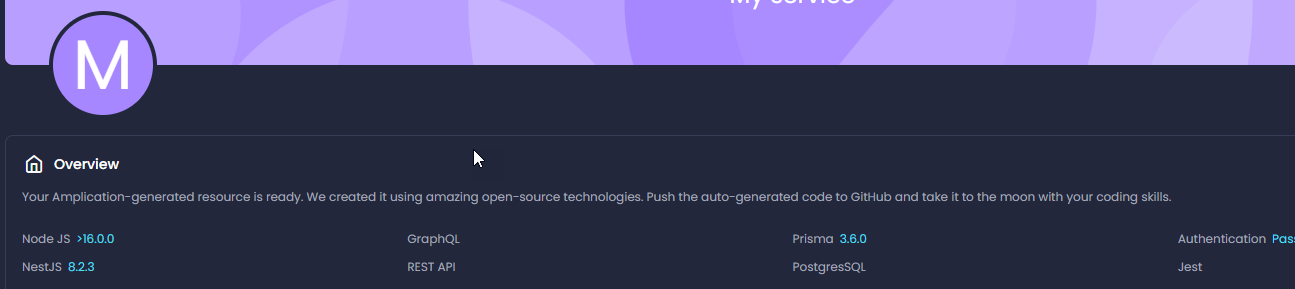 Update the instruction text on the Service Dashboard · Issue #4231 · amplication/amplication ...