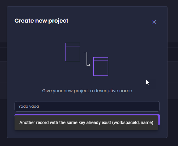 🐛 Bug Report Wrong Design For Error With Project Name · Issue 4560 · Amplicationamplication