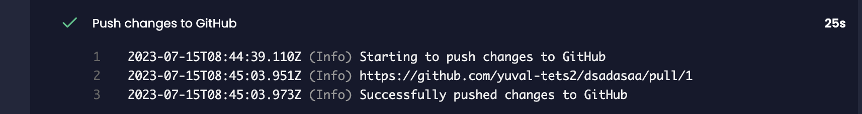 As User - I want to see more logs for the "Push to Git" action · Issue #6530 · amplication ...