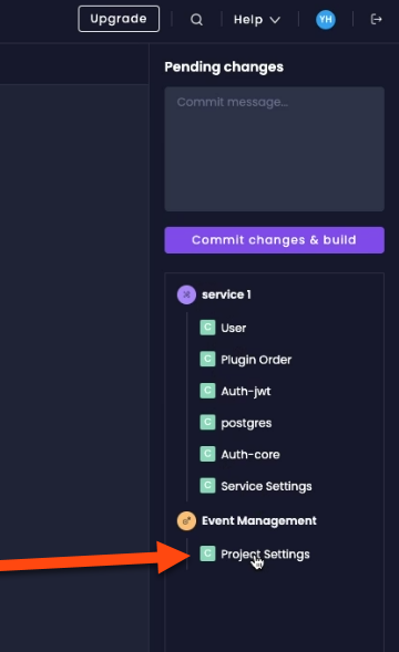 🐛 Bug Report: Project settings link within the 'Pending Changes' panel opens the wrong URL ...
