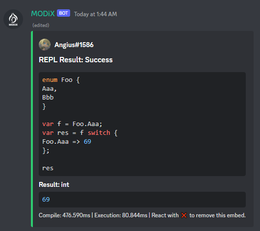 Repl Strips Indentation From Code · Issue 975 · Discord Csharp Modix · Github