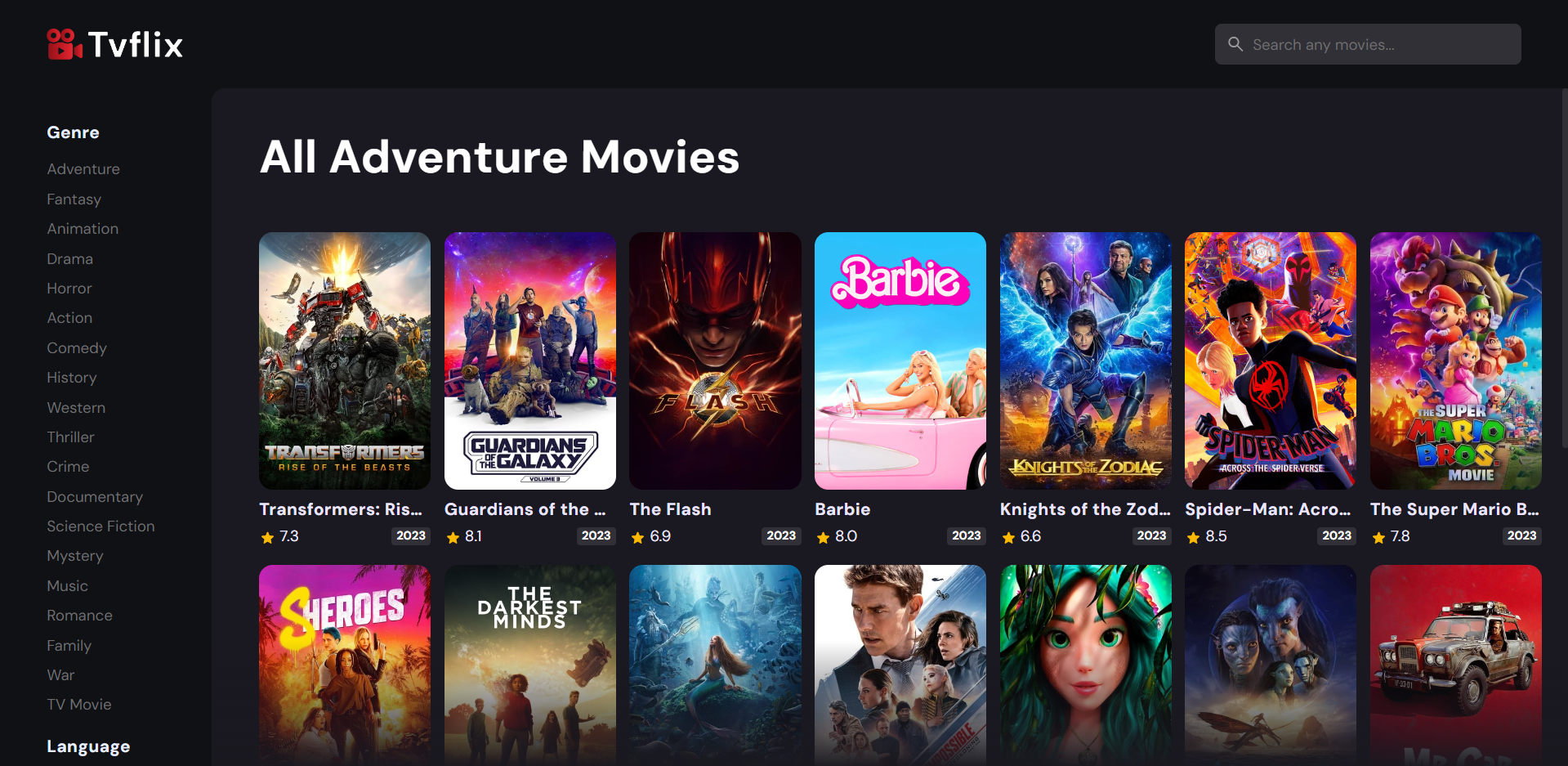 GitHub - mrchetan005/Tvflix: Welcome to TVFlix! 📺 Discover your ...