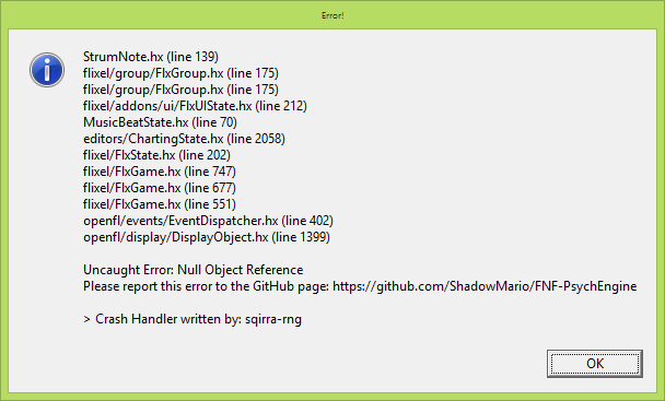 Bug Report · Issue 11045 · Shadowmariofnf Psychengine · Github 