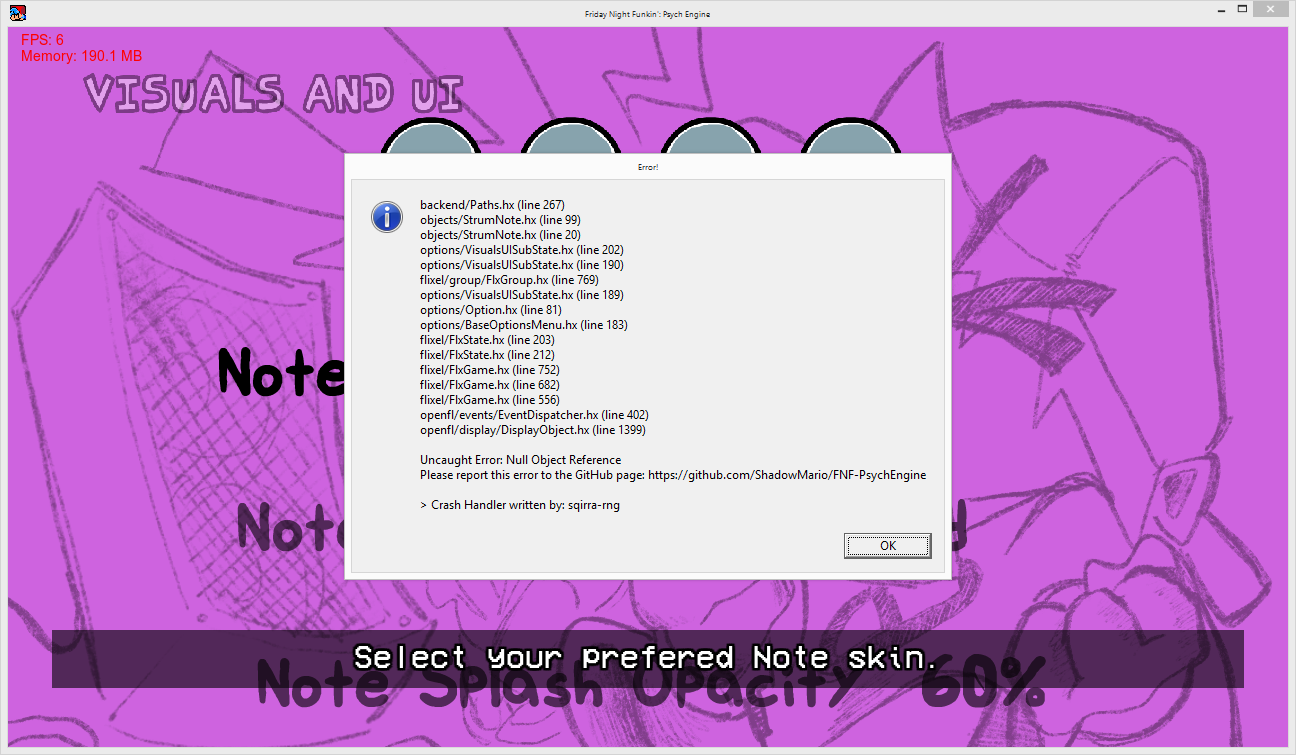 Cpu Crash · Issue 12817 · Shadowmario Fnf Psychengine · Github