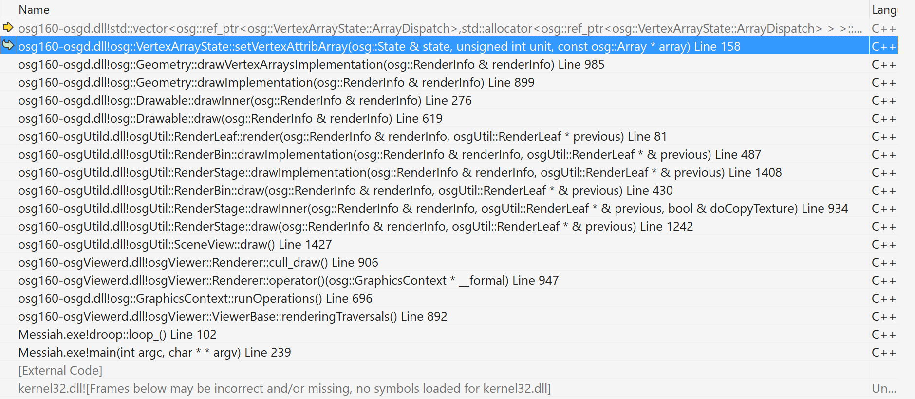 3.6.4-rc7 VertexArrayState crash · Issue #798 · openscenegraph/OpenSceneGraph · GitHub