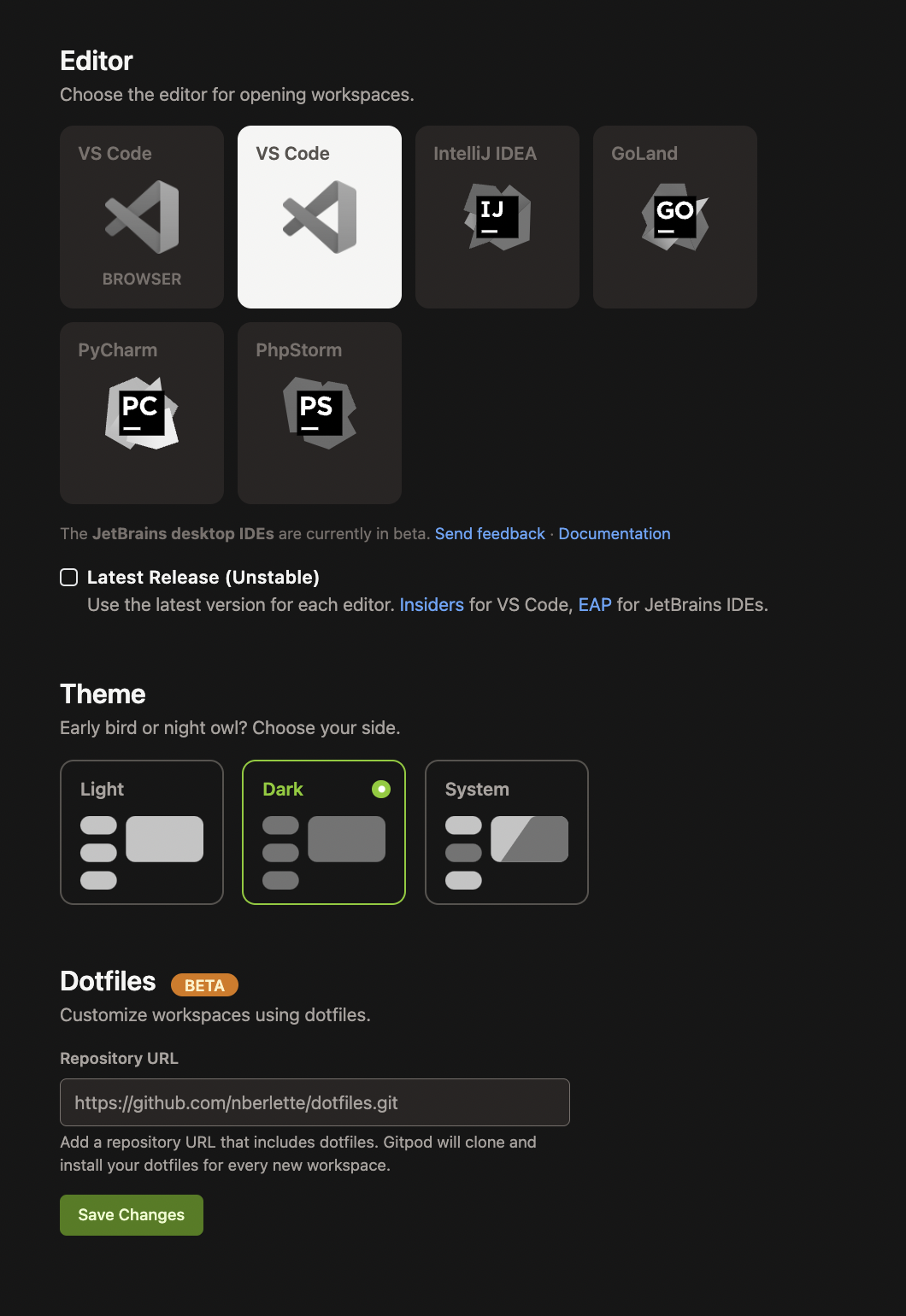 [bug] unable to start workspaces in desktop VSCode · Issue #9798 · gitpod-io/gitpod · GitHub