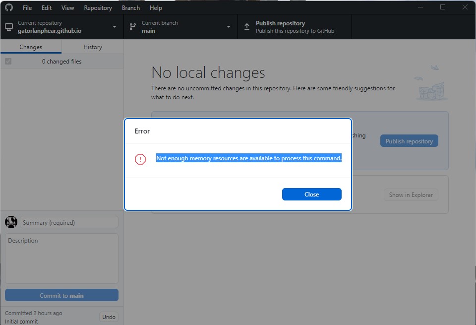 Not Enough Memory To Process · Issue 15188 · Desktopdesktop · Github