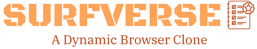 GitHub - satejbpatil/SurfVerse: SurfVerse - ADynamic Browser Clone