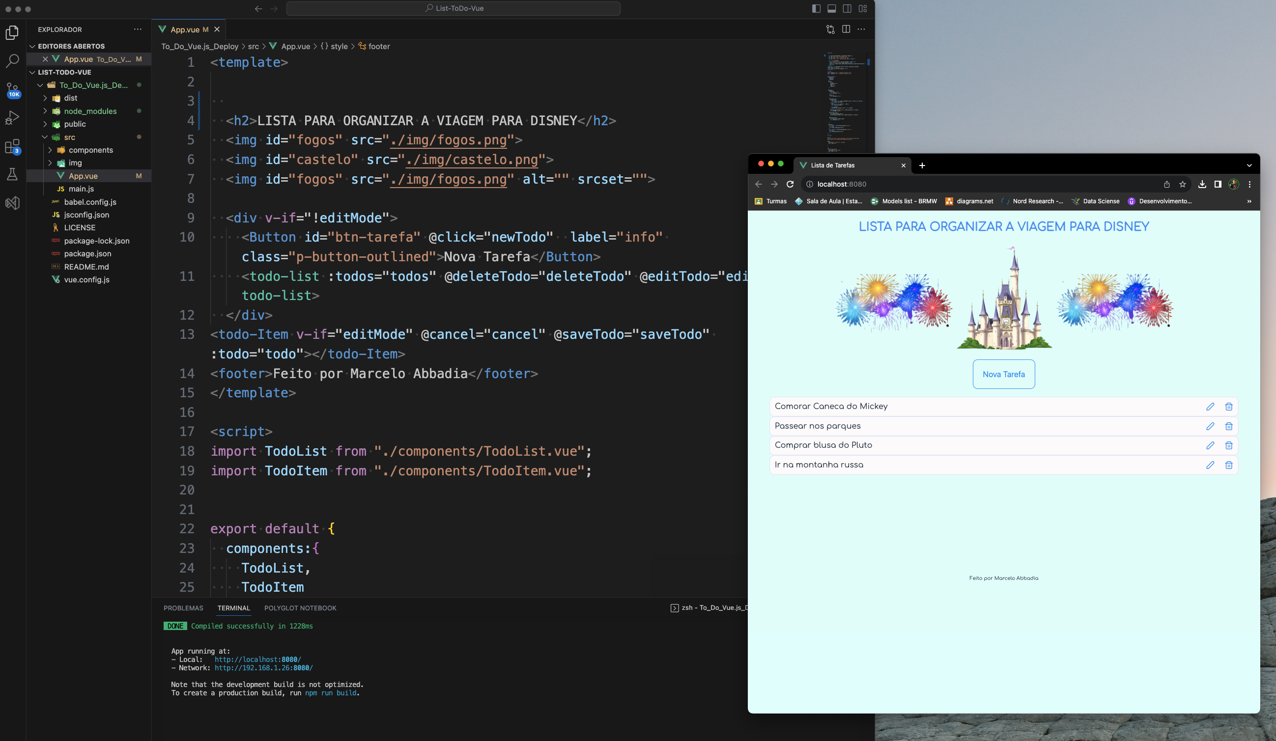 Github Marceloabbadia To Do Vue Desenvolvi Uma Lista Do Tipo To Do Que Aprendi Em Aula No