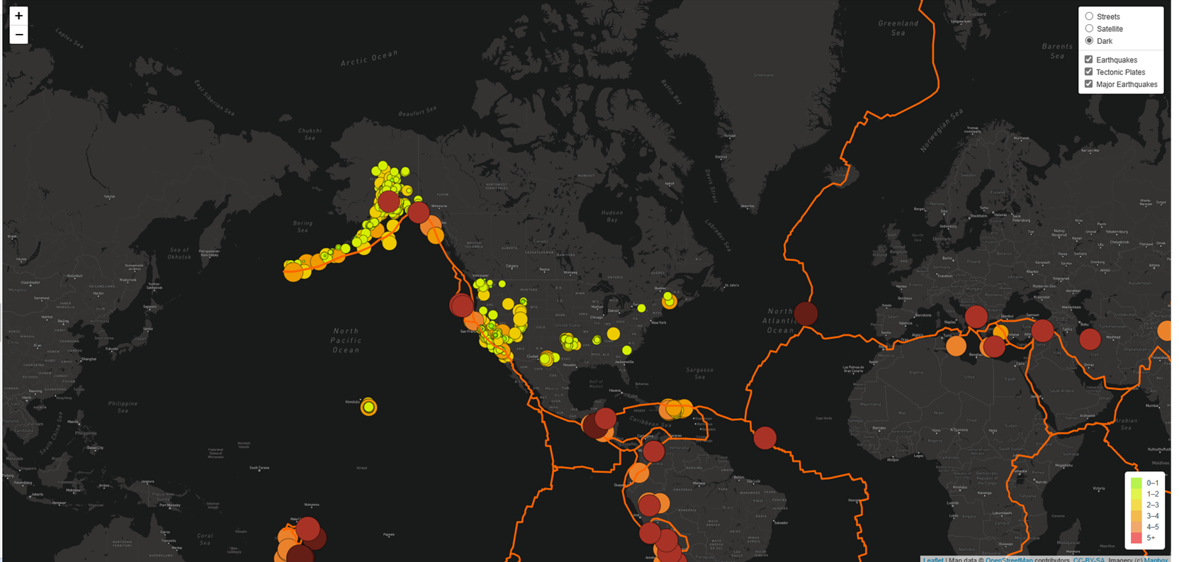GitHub - gasconma1960/Mapping_Earthquakes: Use HTML, Leaflet, JavaScript and others