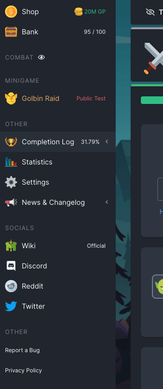 [Bug]: Non combat skills remove self from menu · Issue #2578 · MelvorIdle/melvoridle.github.io ...