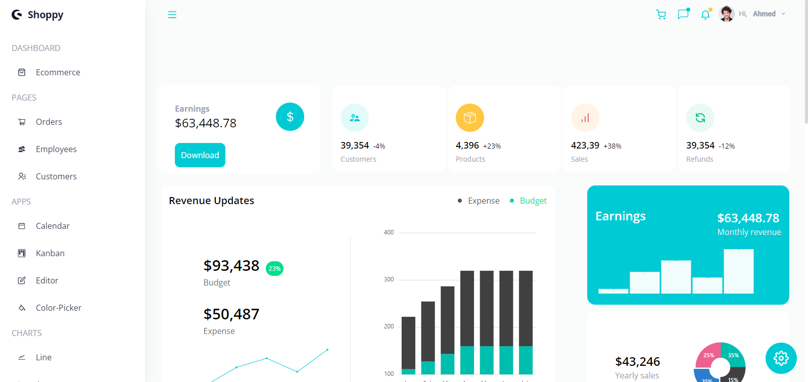 Github Ahmedkilany01shoppy Dashboard 